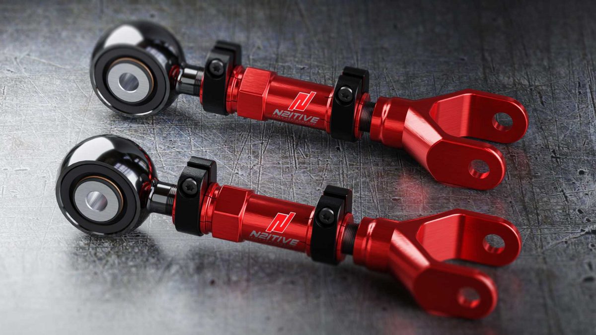 N2ITIVE Adjustable Rear Camber Arm Kit For Tesla PLAID Model S/X